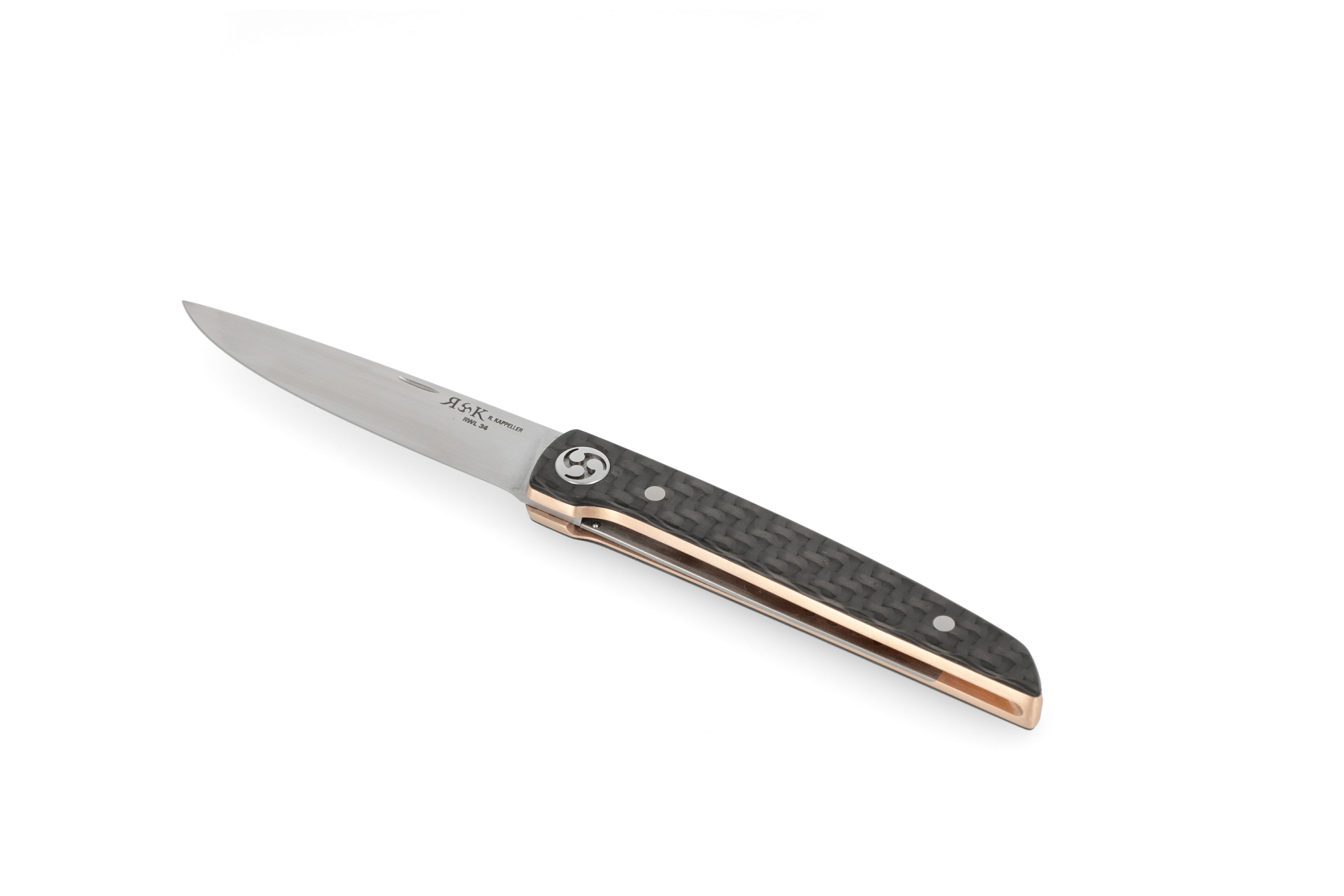 Folding Knife Mono Bronze 1333 | Knifemaker Richard Kappeller